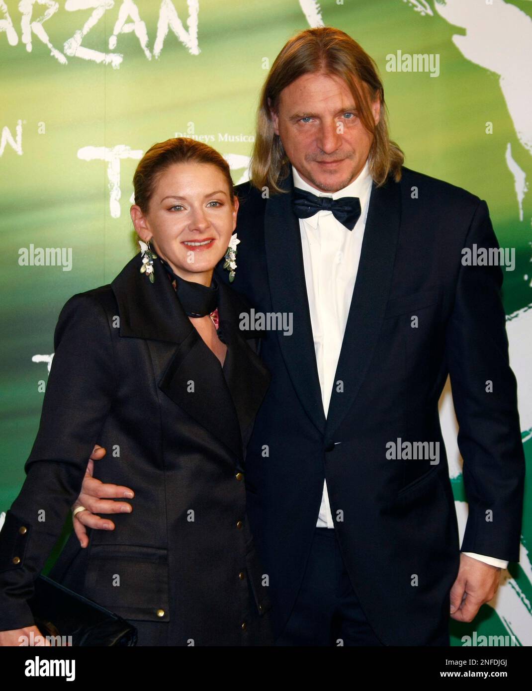 Frank Otto, Otto Medien, rechts, und seine Ehefrau Stefanie Volkmer ...