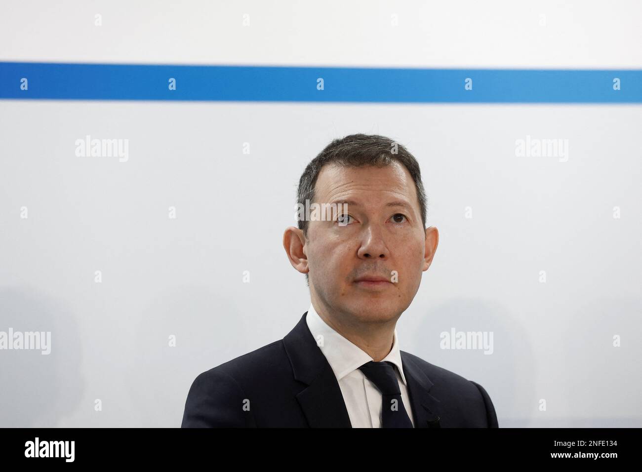 Benjamin Smith, CEO von Air France-KLM, nimmt am 17. Februar 2023 an ...