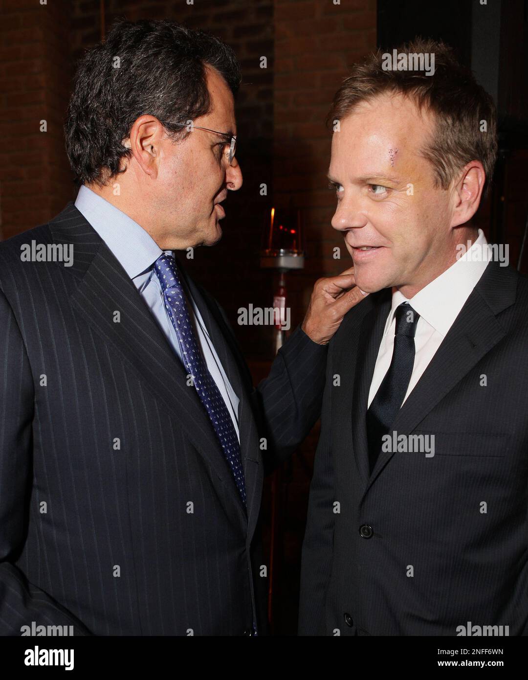 C.O.O. and President of News Corporation Peter Chernin, left, and actor ...
