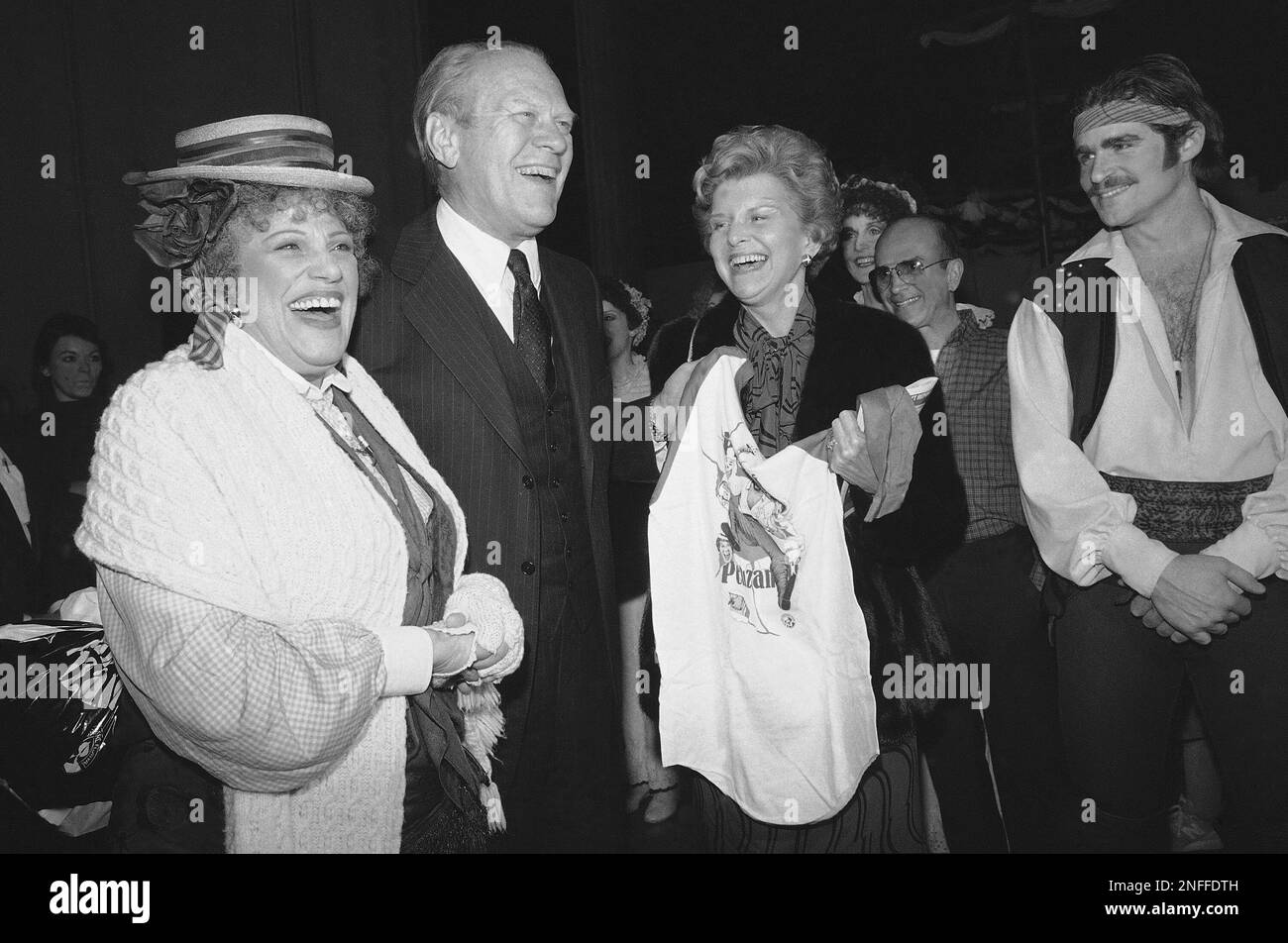 Former President Gerald Ford, second from left, and his wife Betty ...