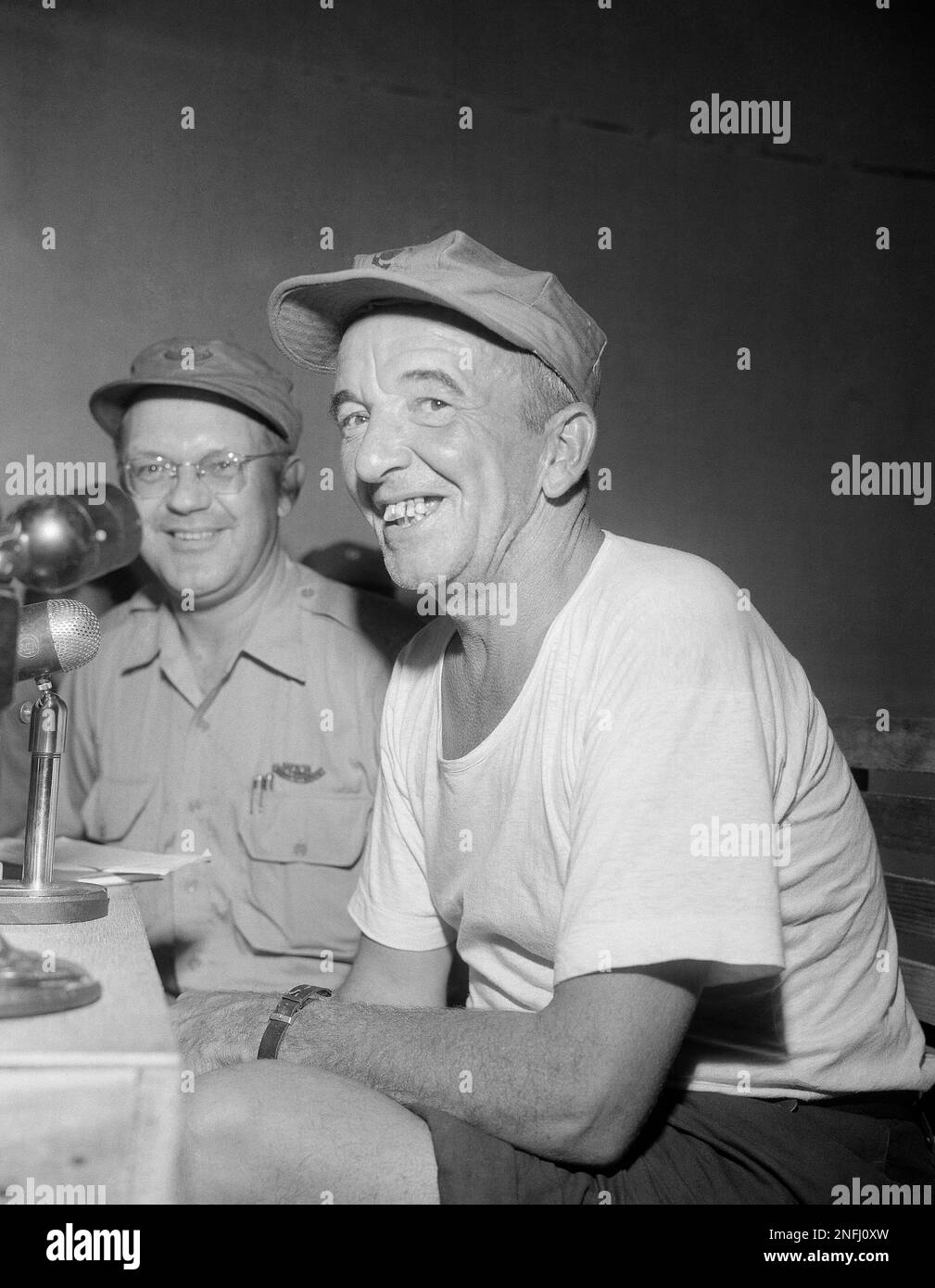 There's a big grin on the familiar face of Frank (Pappy) Noel ...