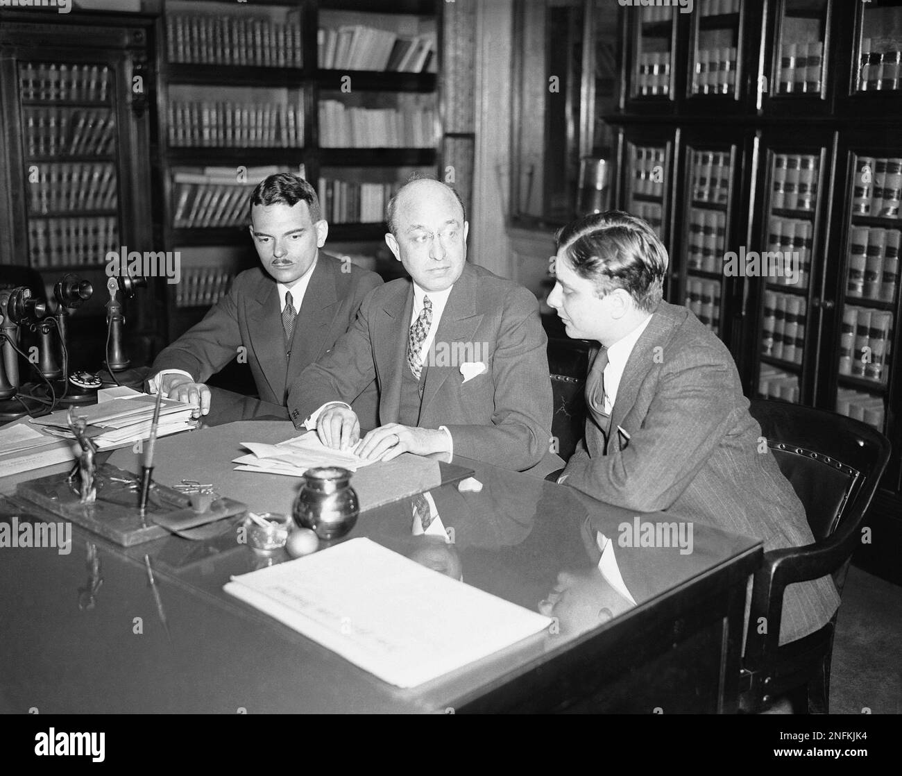 United States Attorney George Z. Medalie and his assistants, Thomas E ...