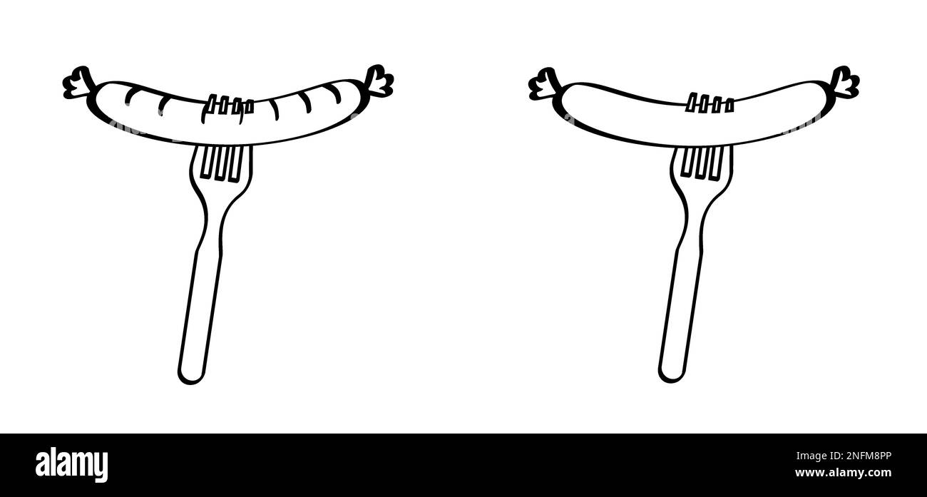 Bratwurst zeichen -Fotos und -Bildmaterial in hoher Auflösung – Alamy