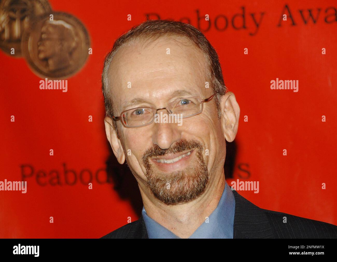 WNYC radio talk show host Brian Lehrer poses in press room at the 67th Annual Peabody Awards at ...