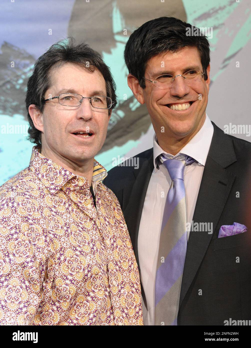 Disney Channels Worldwide Entertainment President Gary Marsh, left, and ...