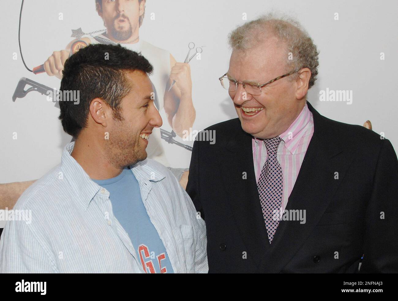 Actor Adam Sandler, left, and Sony Corporation Chairman & CEO Howard ...