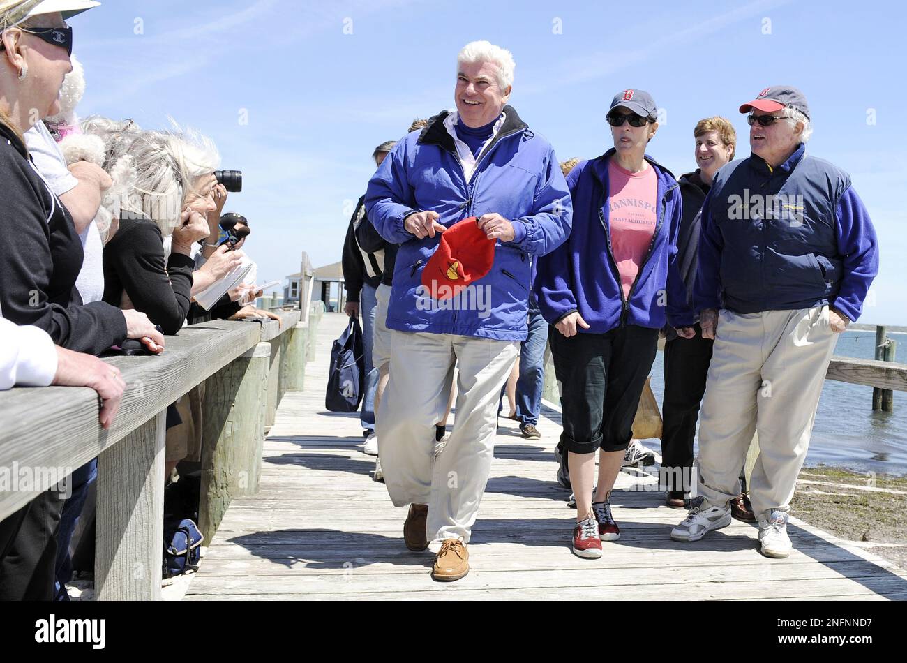 Sen. Edward Kennedy, D-Mass., right, with his wife Victoria Kennedy ...