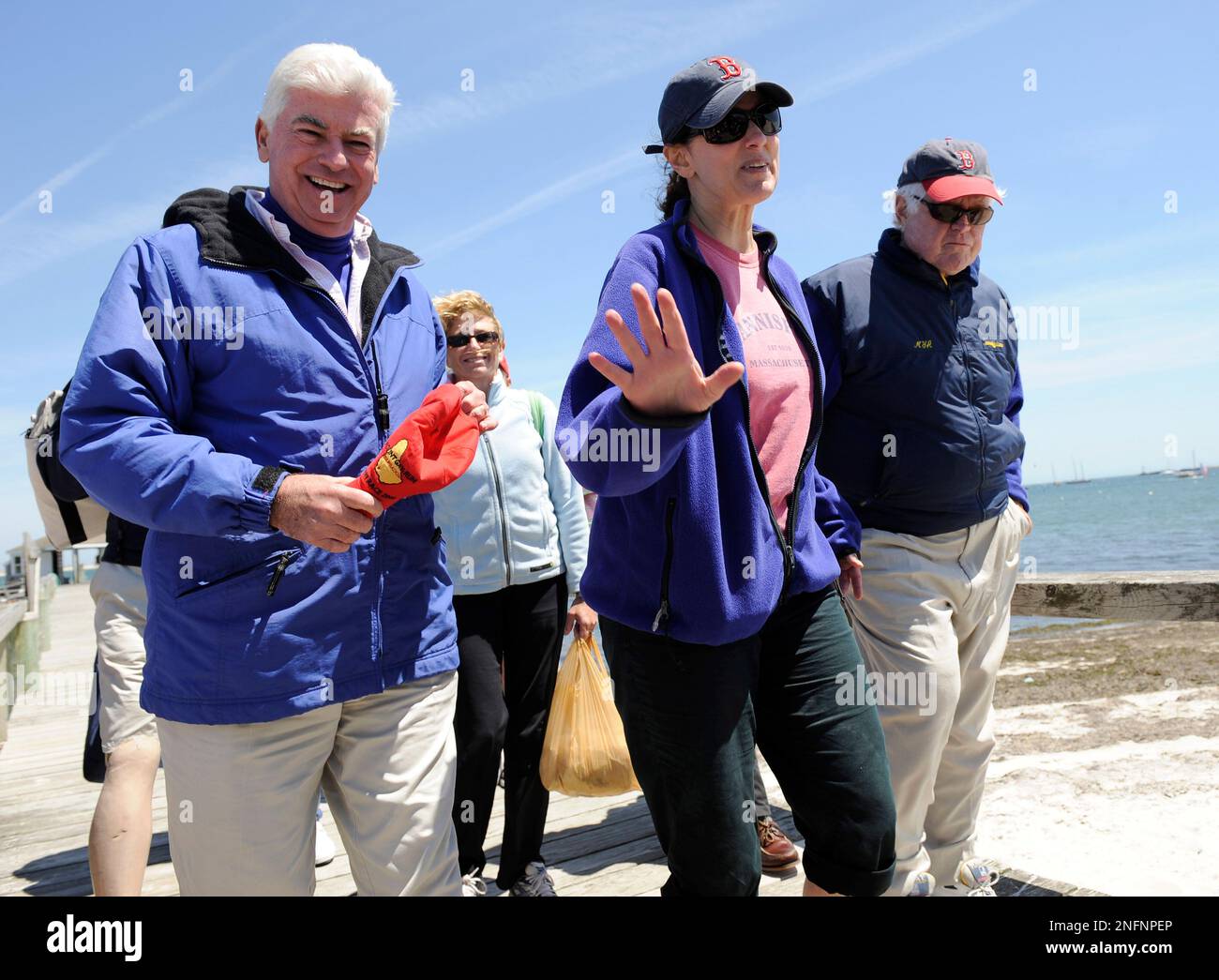 Sen. Edward Kennedy, D-Mass., right, with his wife Victoria Kennedy ...