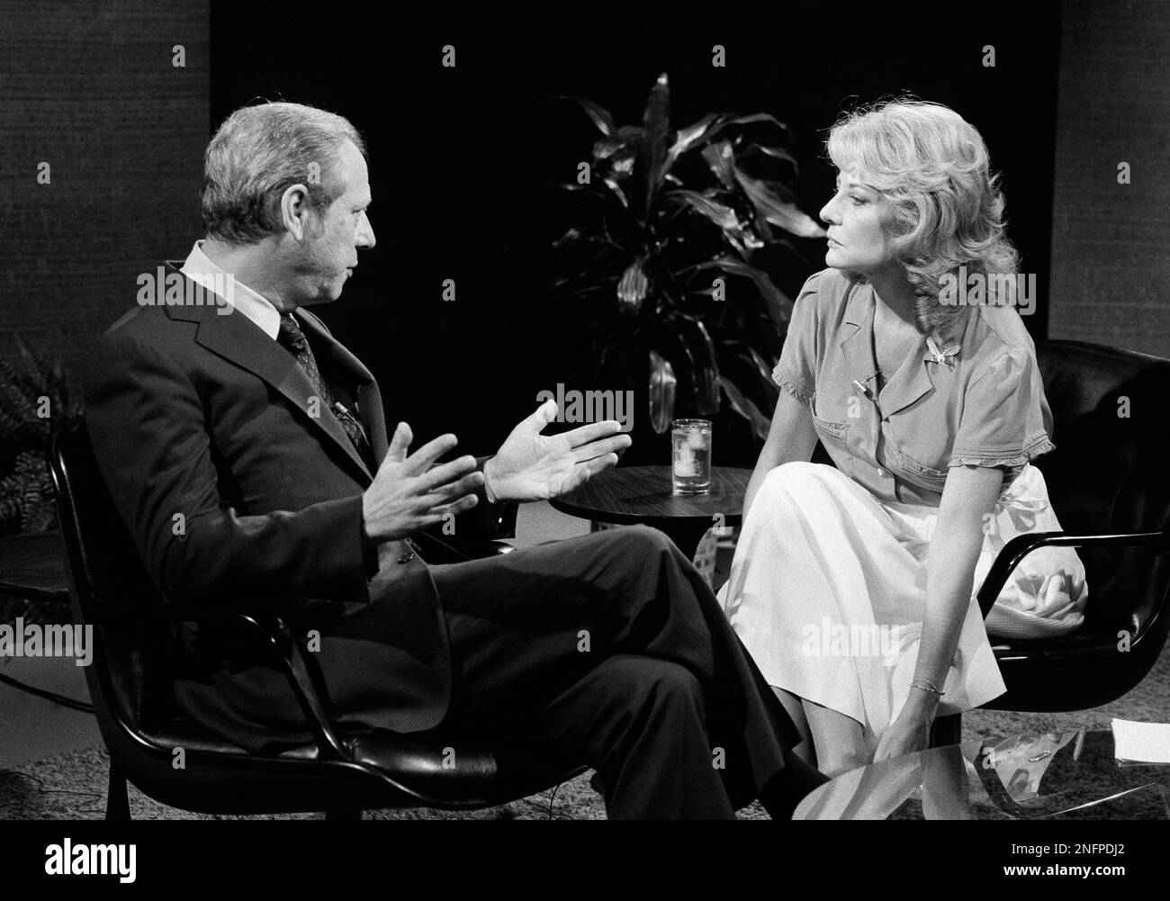 W. Michael Blumenthal, former Secretary of the Treasury, is interviewed ...