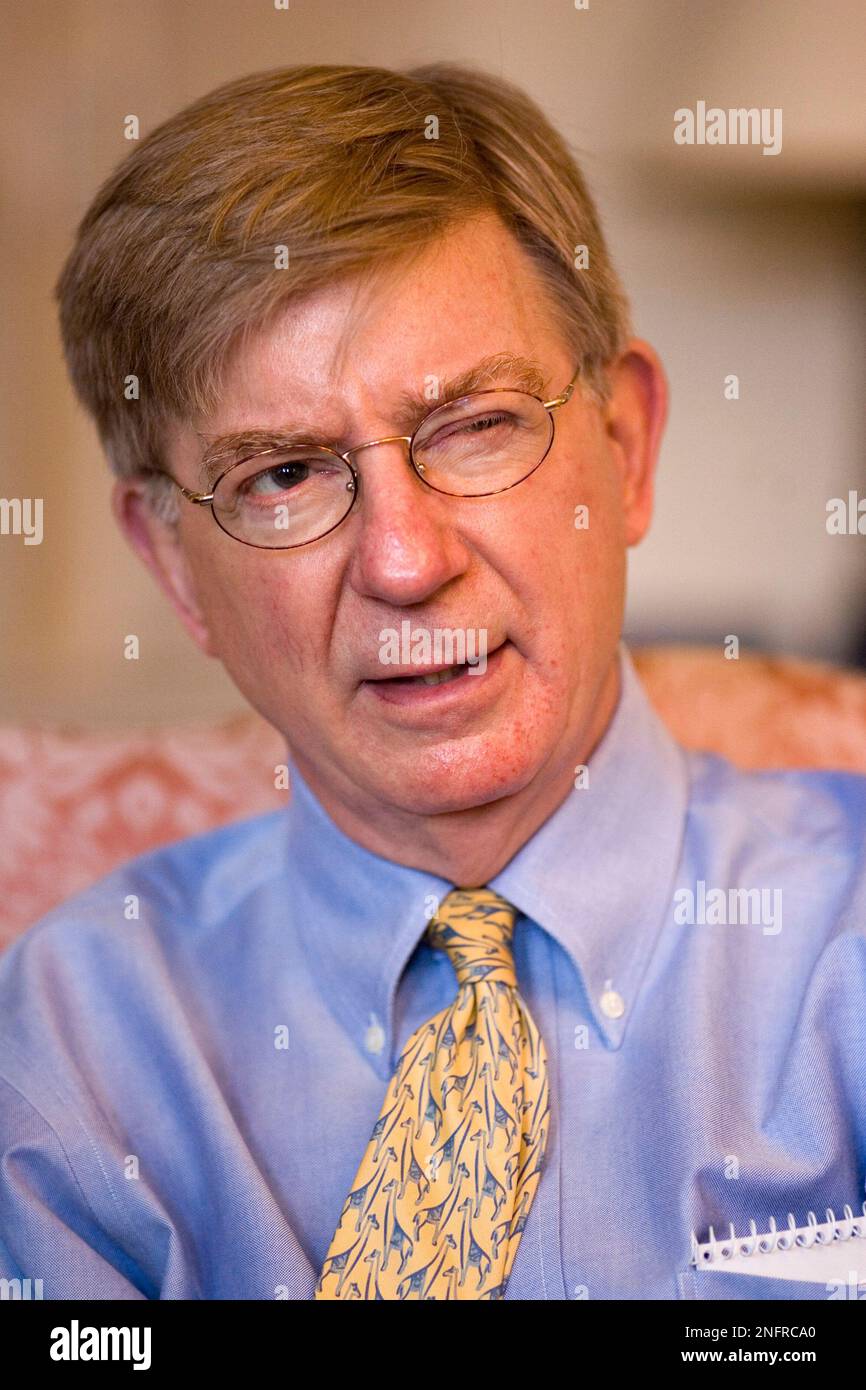 George Will, a Pulitzer Prize-winning conservative American newspaper ...