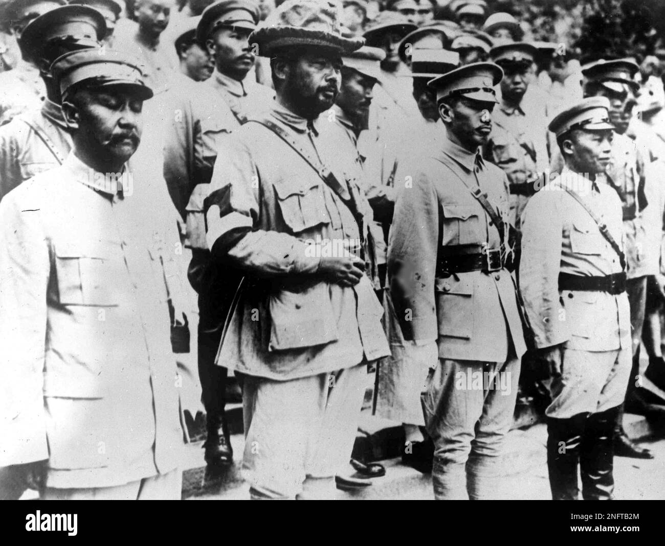 The four Commanders of the victorious Nationalist Army of China at a ...