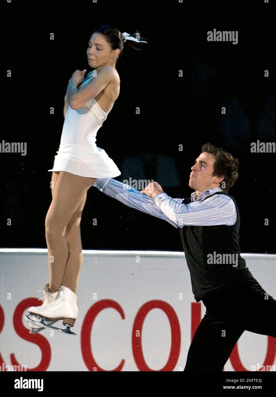 Pairs bronze medalists Canada's Jessica Dube from Drummondville, Que ...