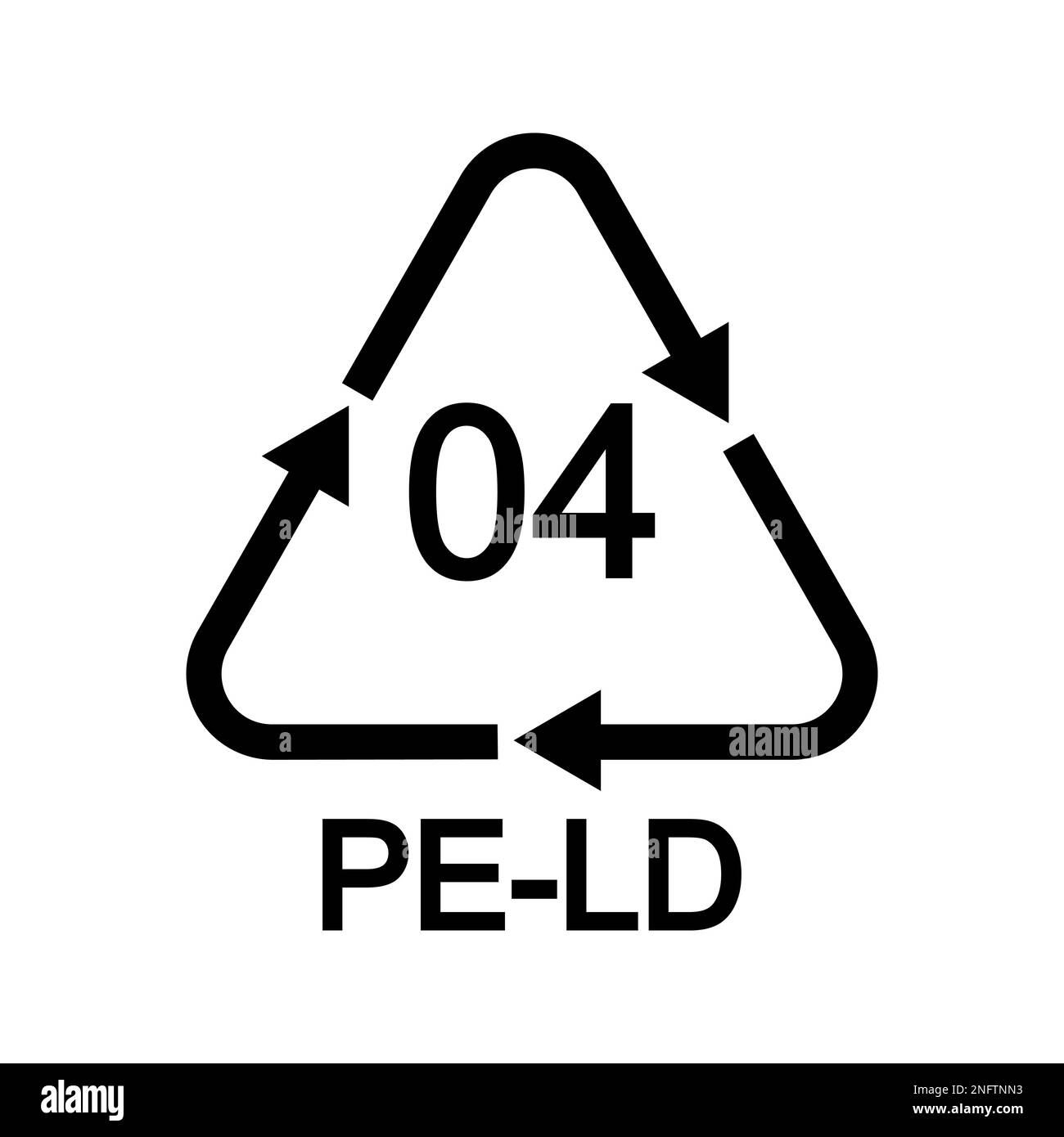 Ldpe piktogramm Schwarzweiß-Stockfotos und -bilder - Alamy