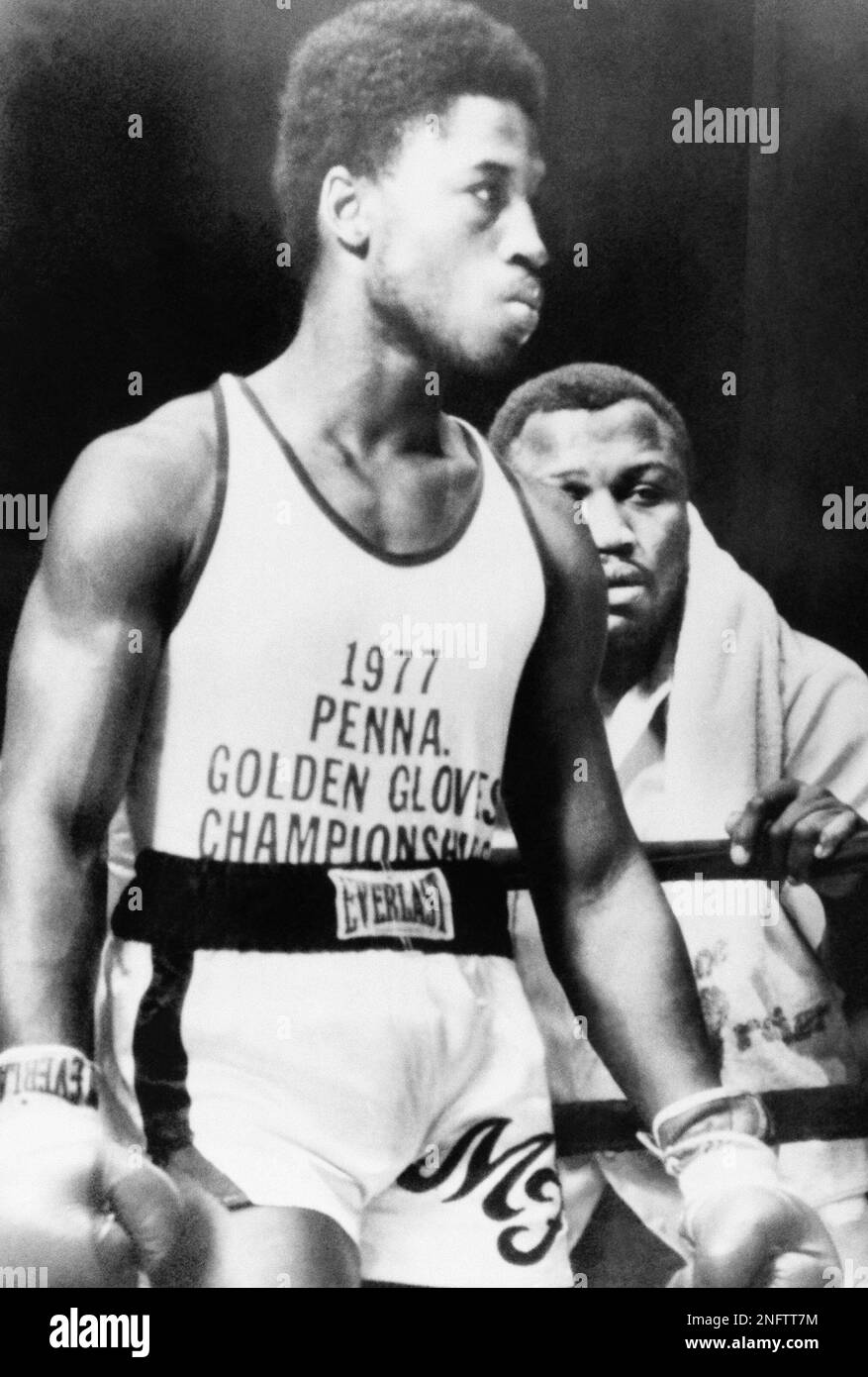 Sixteen year old Marvis Frazier and his father former world heavyweight ...