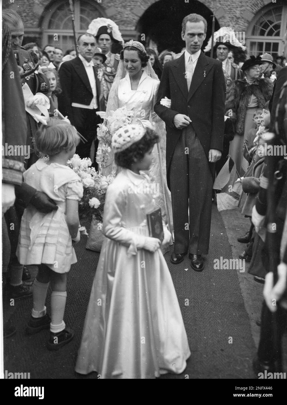 The royal couple, Austrian Archduke Charles of Habsburg, 31, and ...