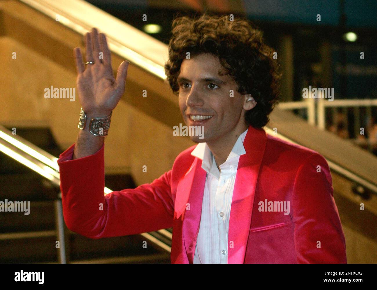 Lebanese-born, London-based, singer-songwriter Mika arrives at the ...