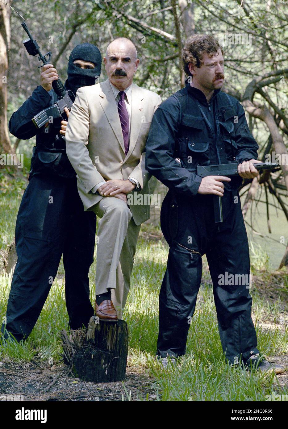G. Gordon Liddy, former Watergate burglar and former FBI agent, poses ...