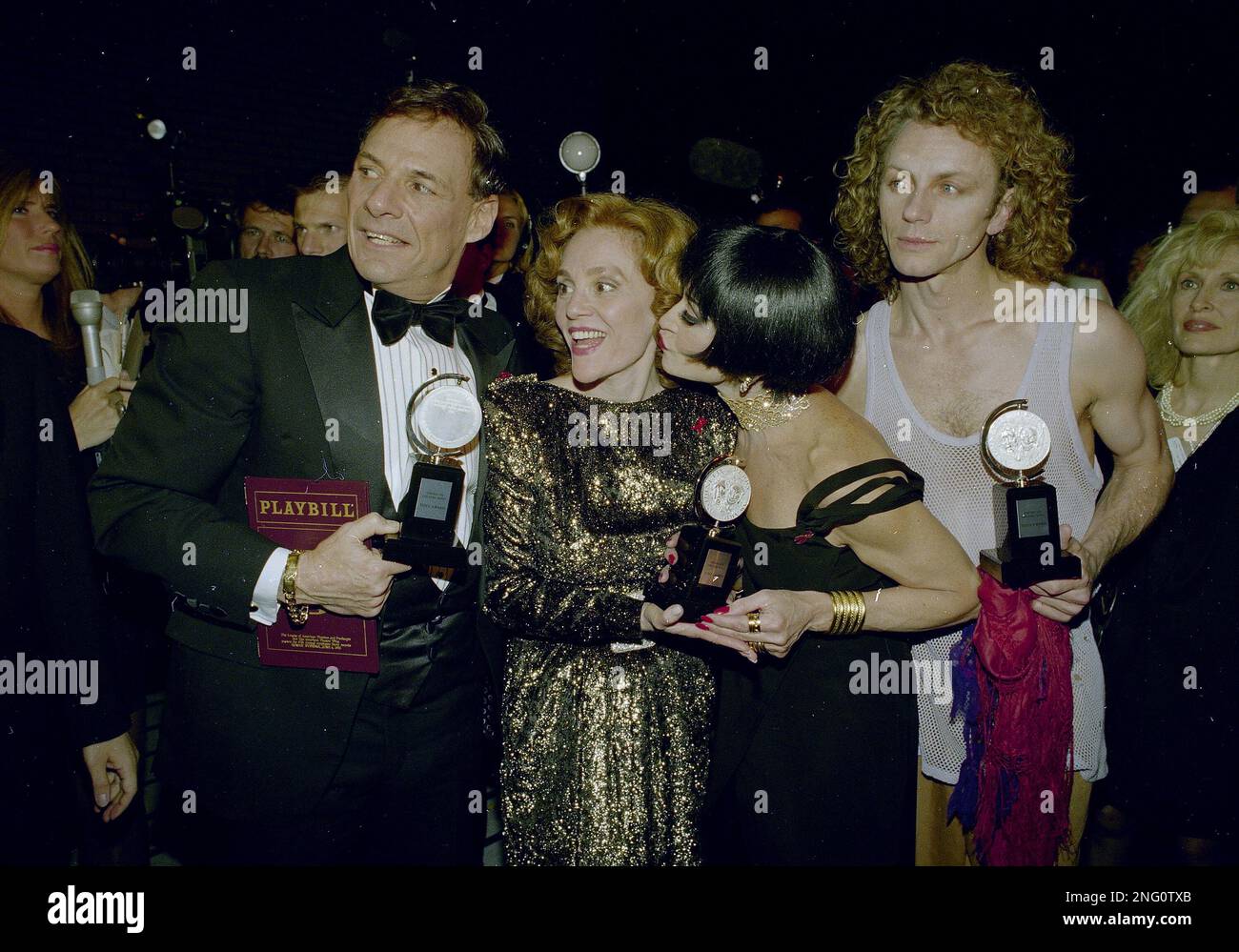 Broadway's best actors, from left to right, Ron Leibman, Madeline Kahn ...