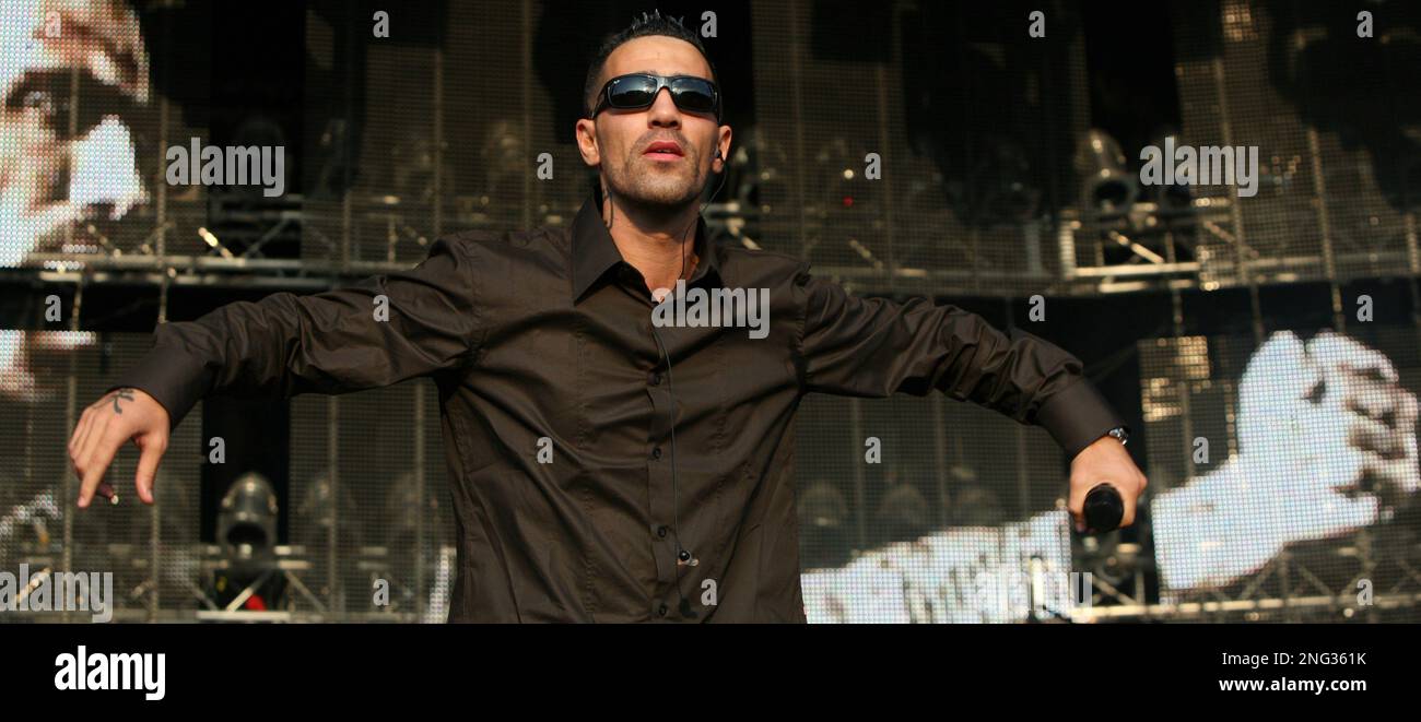 Der Rap-Saenger Bushido tritt am Samstag,25. August 2007, bei dem Open ...