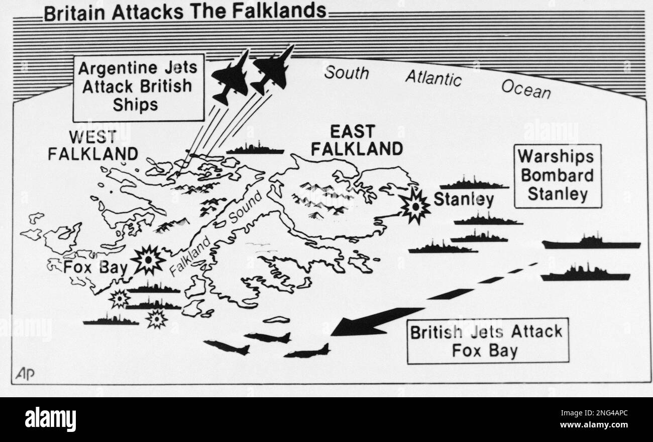 This map shows the approximate locations of British attacks on the ...