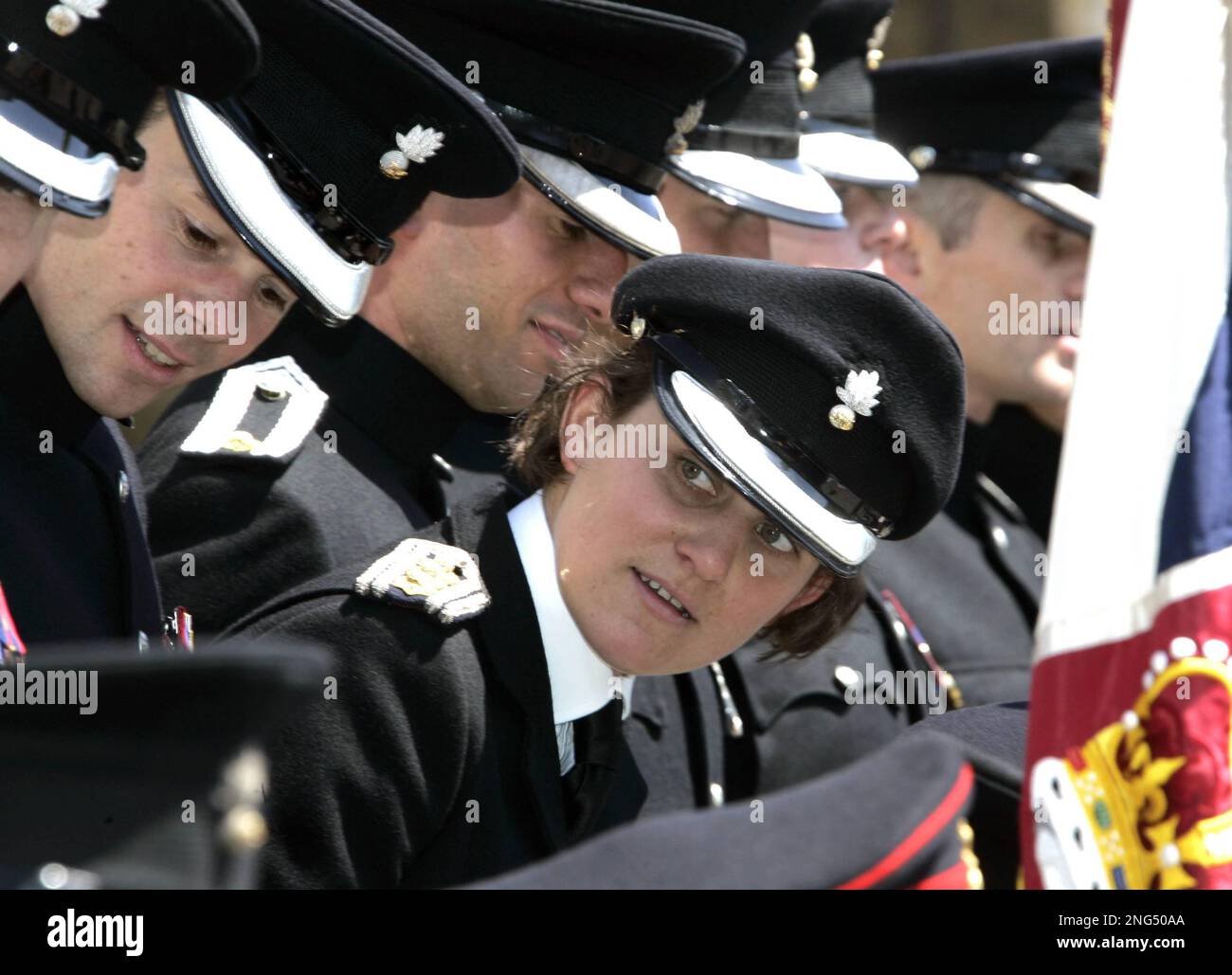 Captain Alison Sefton, during a parade on Friday, May 18, 2007, is the ...