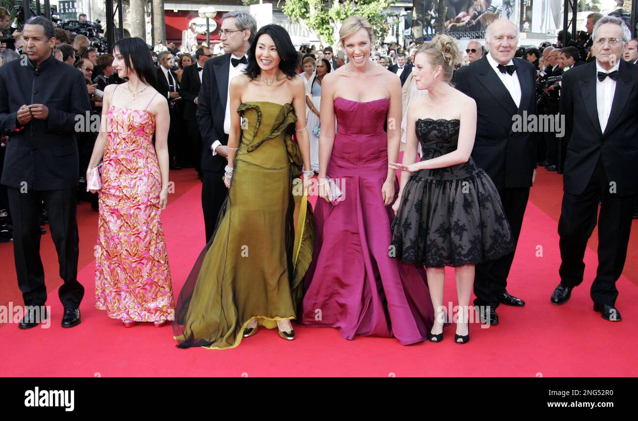 Jury members arrive for the screening of the film "My Blueberry Nights ...