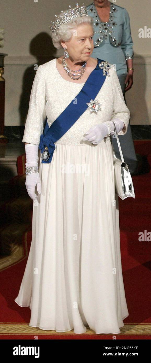 ** FOR USE WITH AP WEEKLY FEATURES ** Queen Elizabeth arrives at the ...