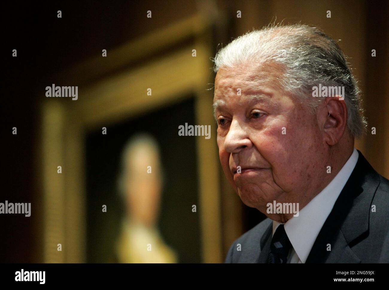 Former Sen. Edward W. Brooke, 86, gives a talk at the Massachusetts ...