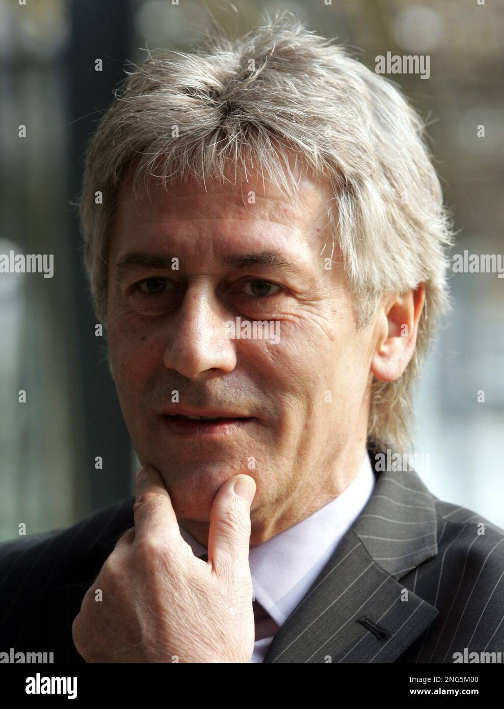 Der neue Praesidente des Bundeskartellamtes, Bernhard Heitzer, posiert ...