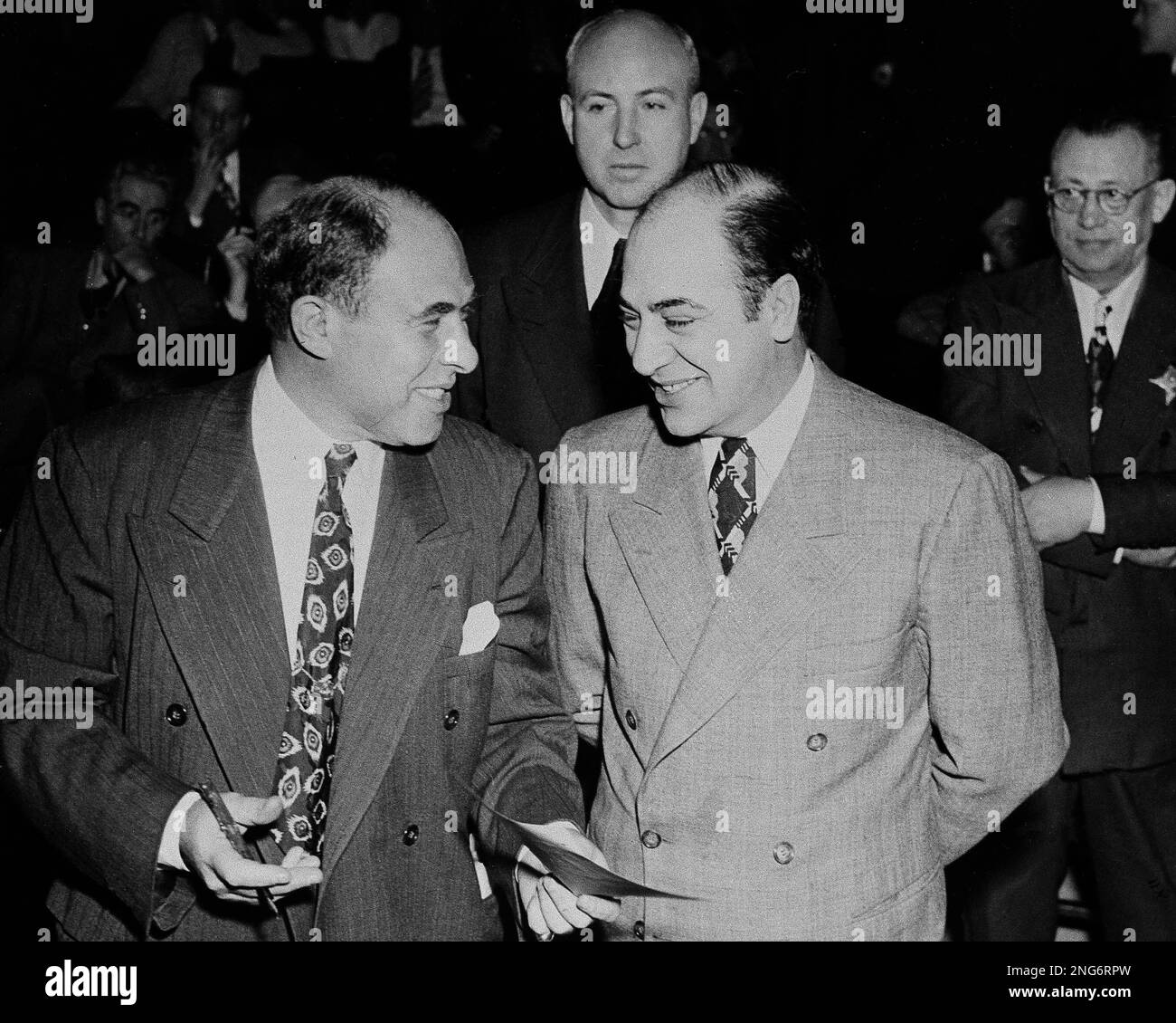 Matthew Capone, right, brother of the notorious gangster Al Capone ...