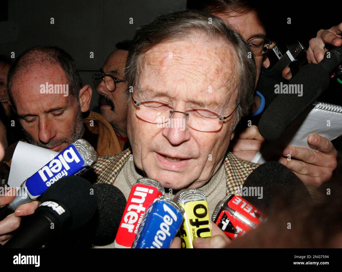Former French lawyer, Jean Maurice Agnelet, cries after he was ...