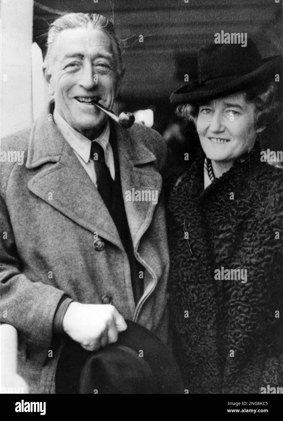 Count Felix von Luckner, famed searaider of World War I, seen with his ...