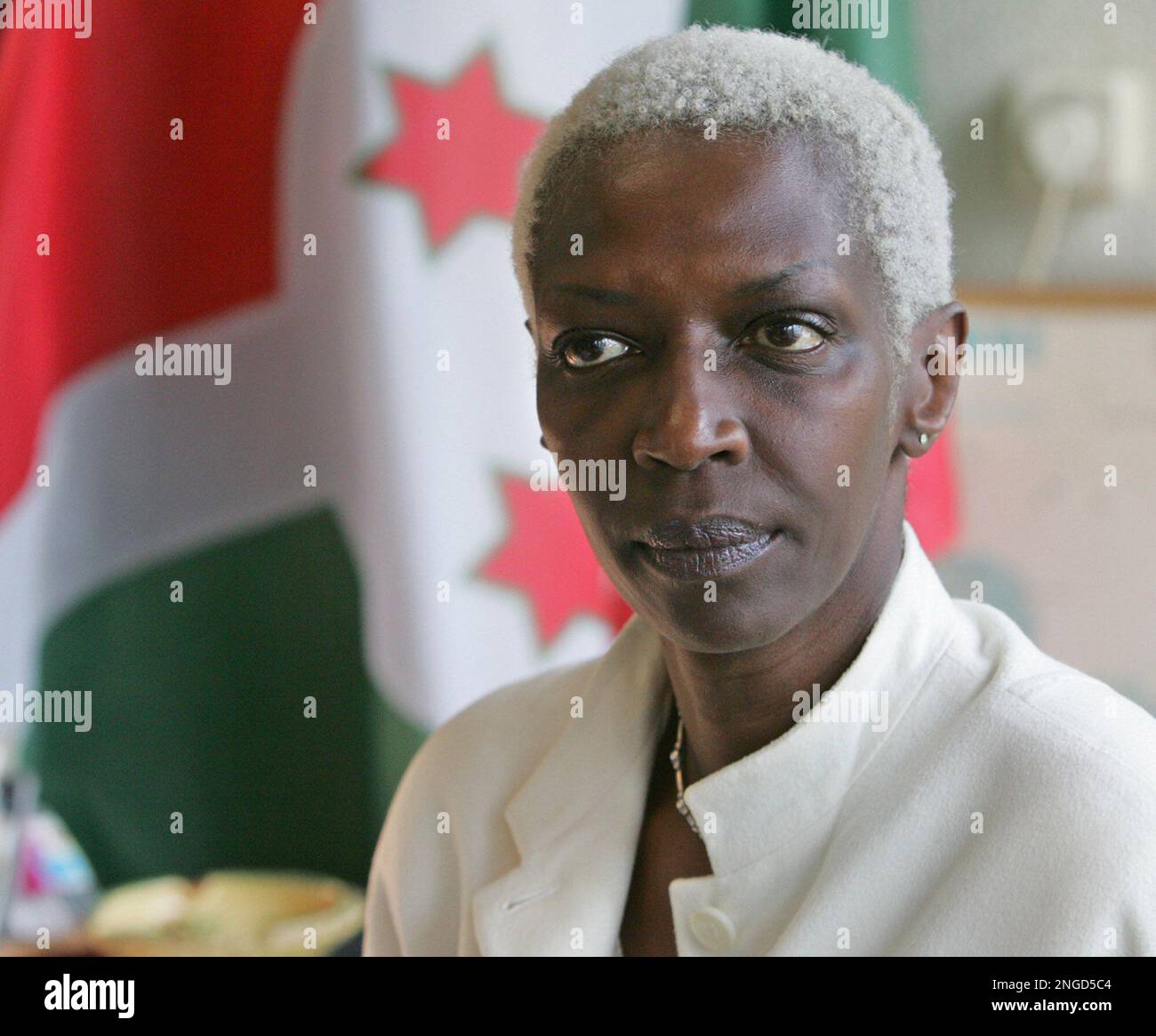 Top fashion model and exiled Burundian princess Esther Kamatari, who ...