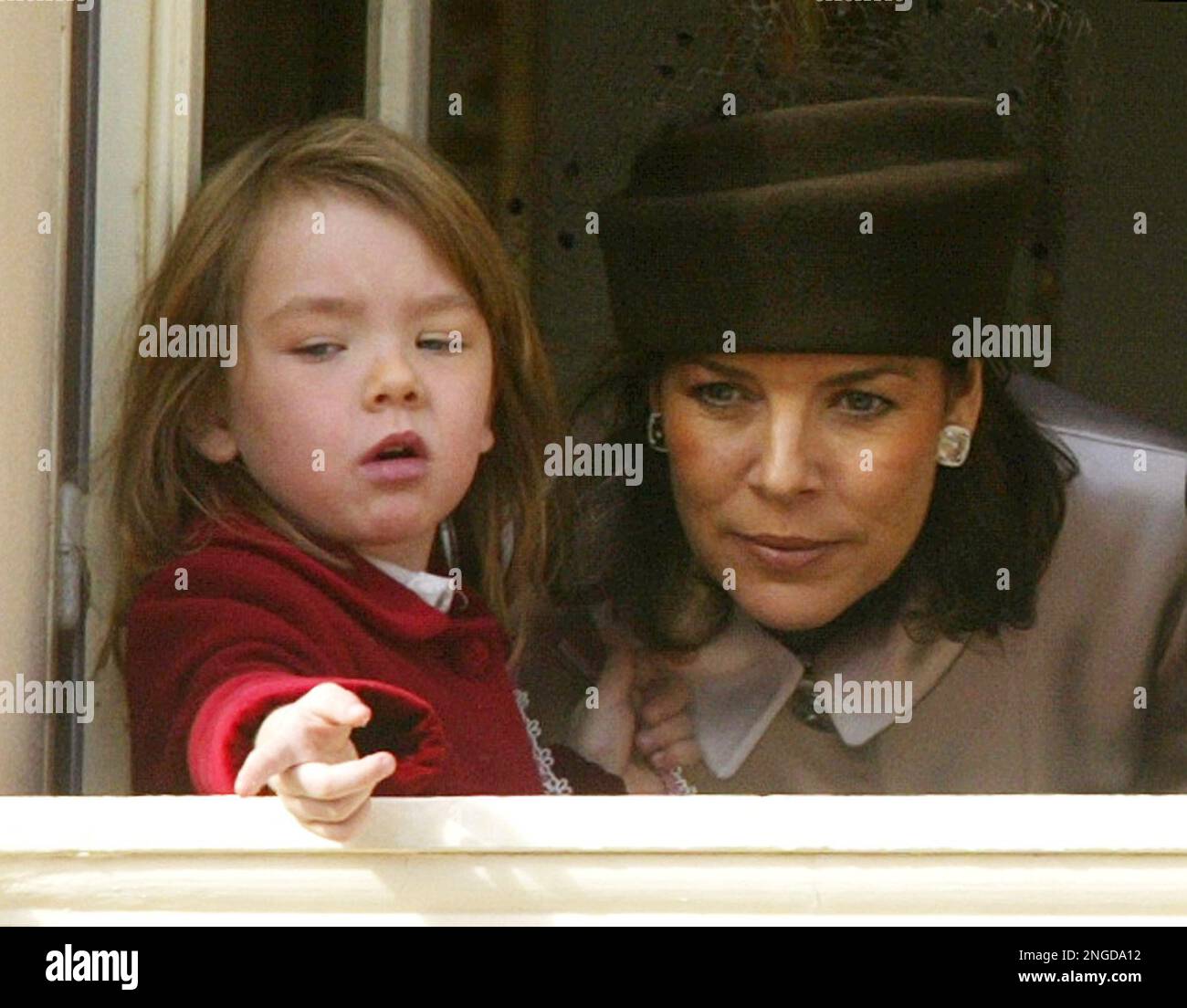 Princess Caroline of Hanover, right, and her daughter Alexandra, are ...
