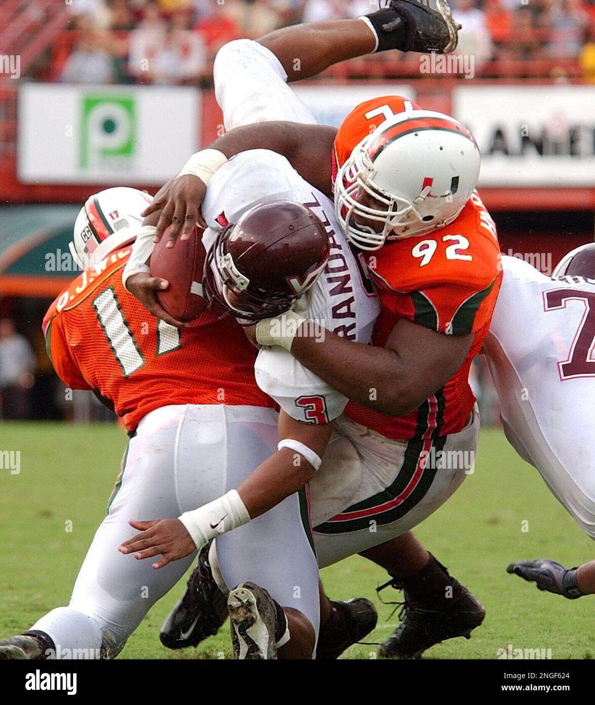 ** FOR USE AS DESIRED WITH NFL DRAFT STORIES ** FILE ** Miami's D. J ...