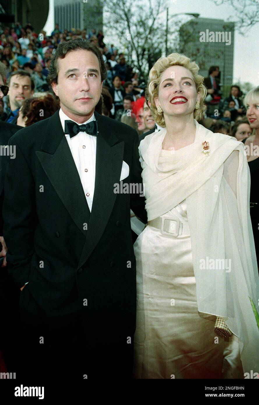 Actress Sharon Stone and her fiance, movie producer Bill McDonald ...