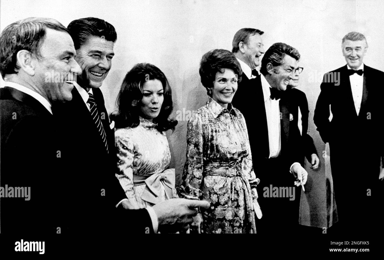 California Gov. Ronald Reagan, second from left, is surrounded by ...
