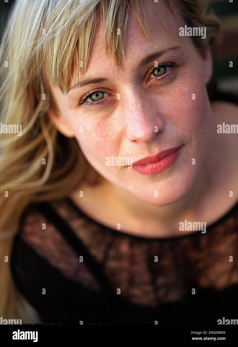 Actress Patricia Arquette poses at the Regency Hotel in New York, Feb ...