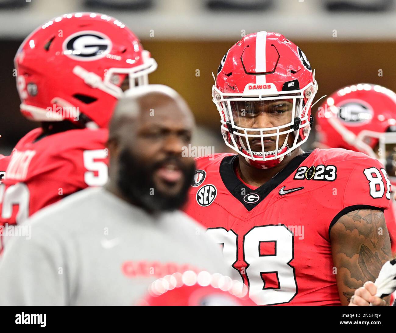 (DATEIFOTOS).Ex Georgia Bulldogs Defensive Tackle (88) Jalen Carter wird voraussichtlich in die ...