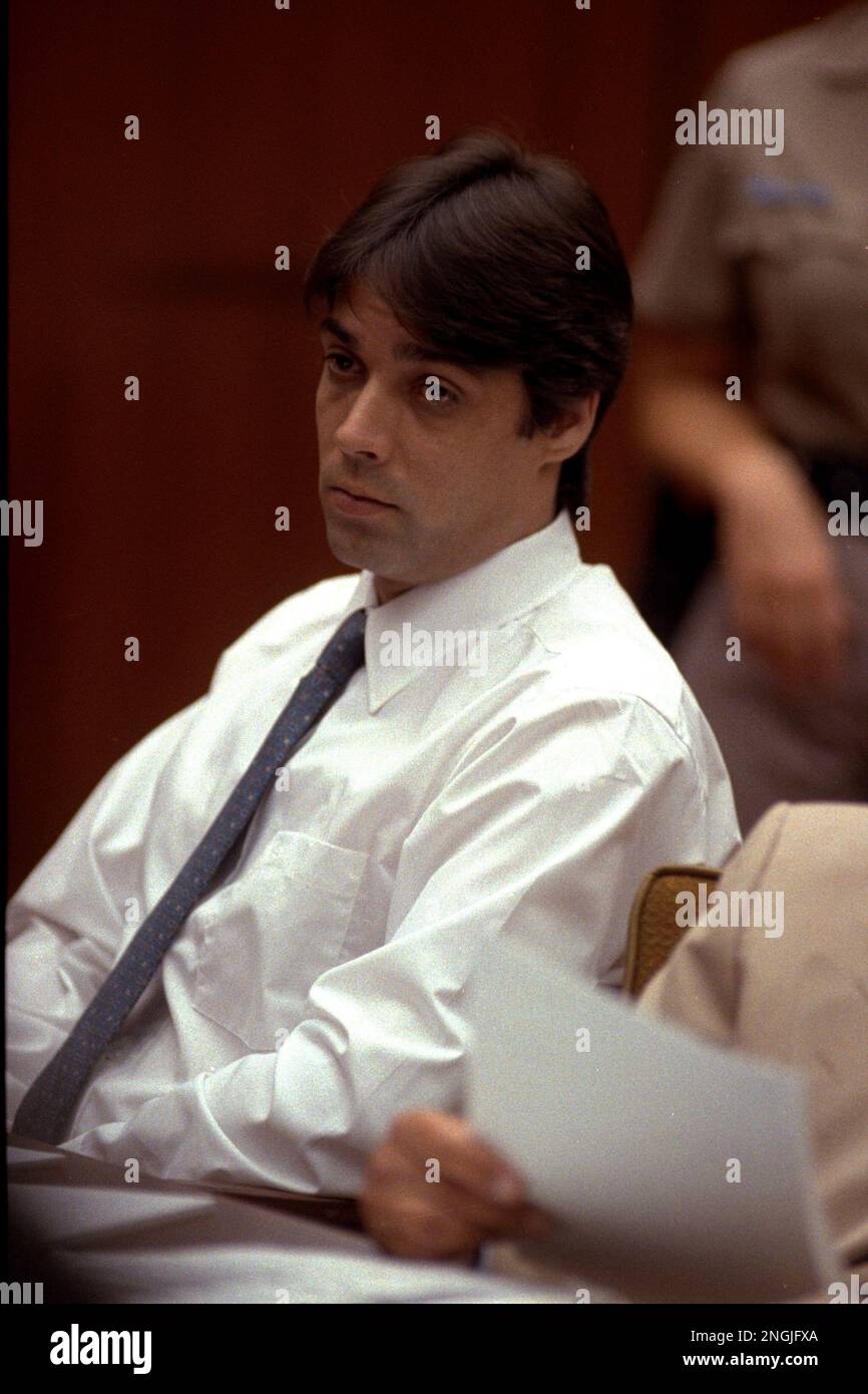 Christian Brando, son of the actor Marlon Brando, sits in a Los Angeles ...