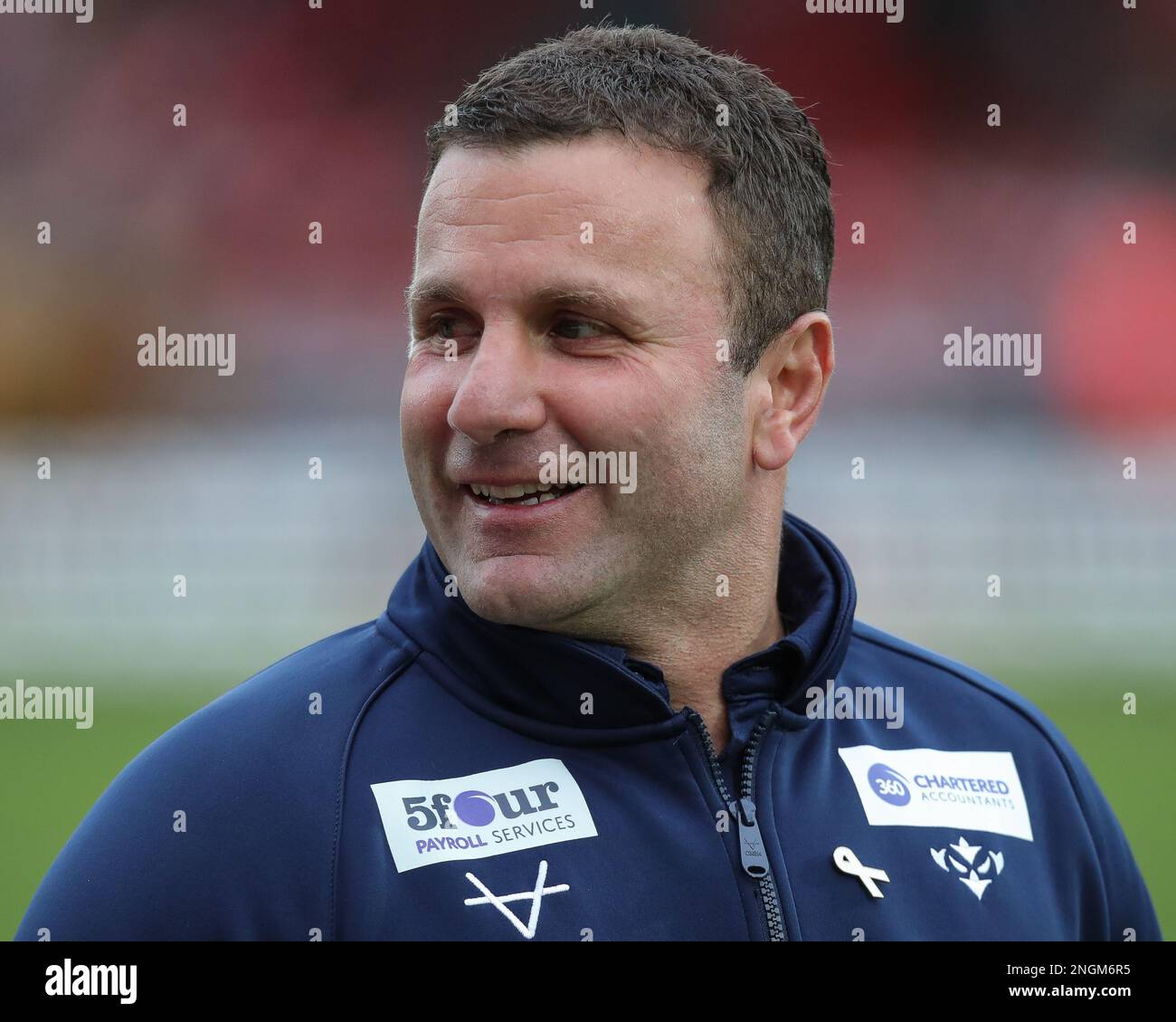 Willie Peters Cheftrainer von Hull KR nach dem Spiel der Betfred Super ...