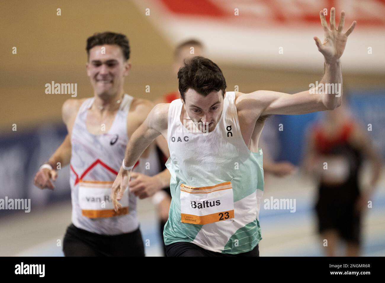 APELDOORN - Noah Baltus in den 1500m Jahren am ersten Tag der ...