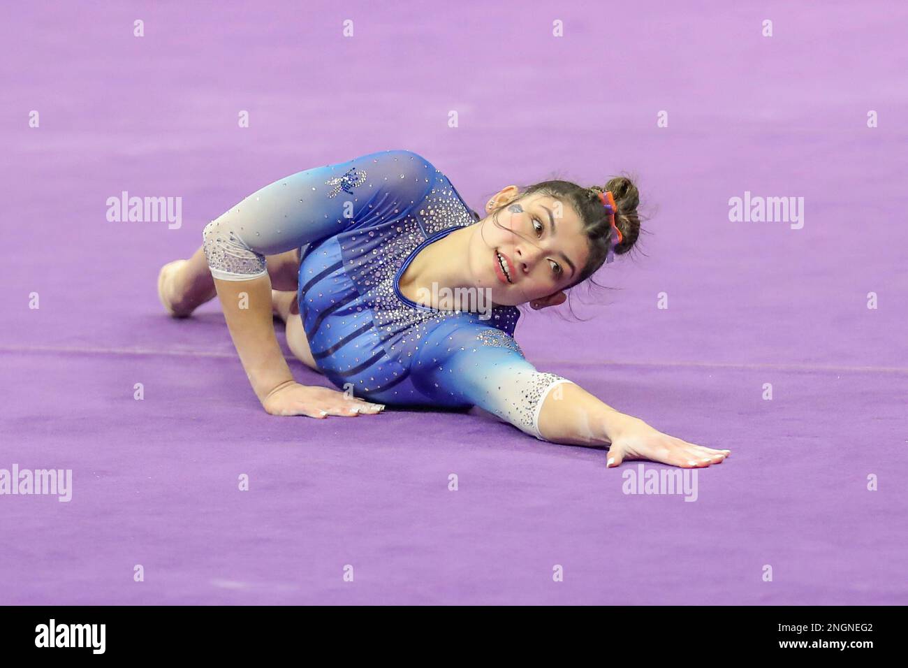 February 17, 2023: Florida's Kayla Dicello competes on the floor during ...