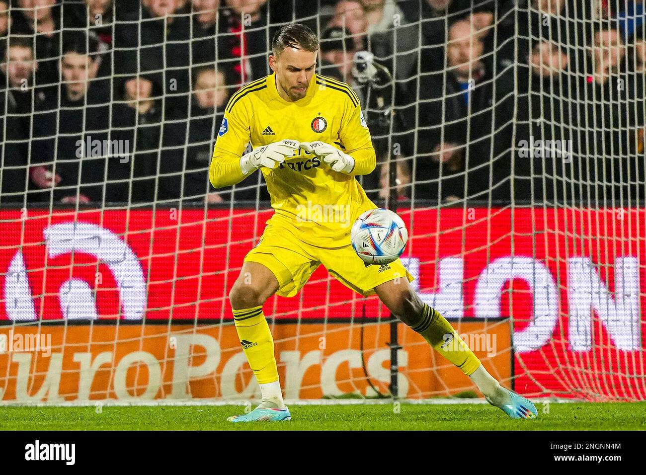 Rotterdam - Feyenoord Keeper Timon Wellenreuther während des Spiels ...
