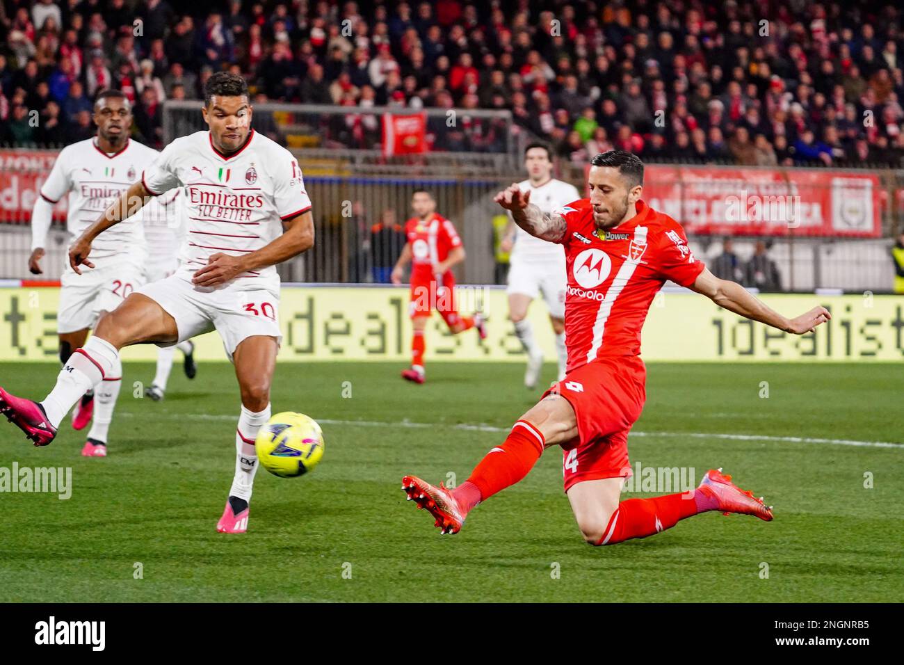Patrick Ciurria (AC Monza) während der italienischen Meisterschaft ...