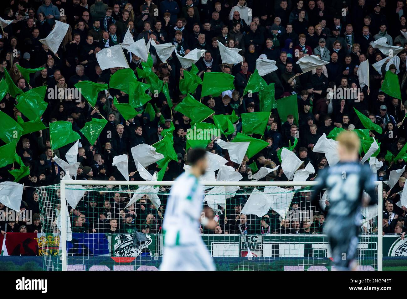 GRONINGEN – Fans des FC Groningen während des niederländischen Premier ...