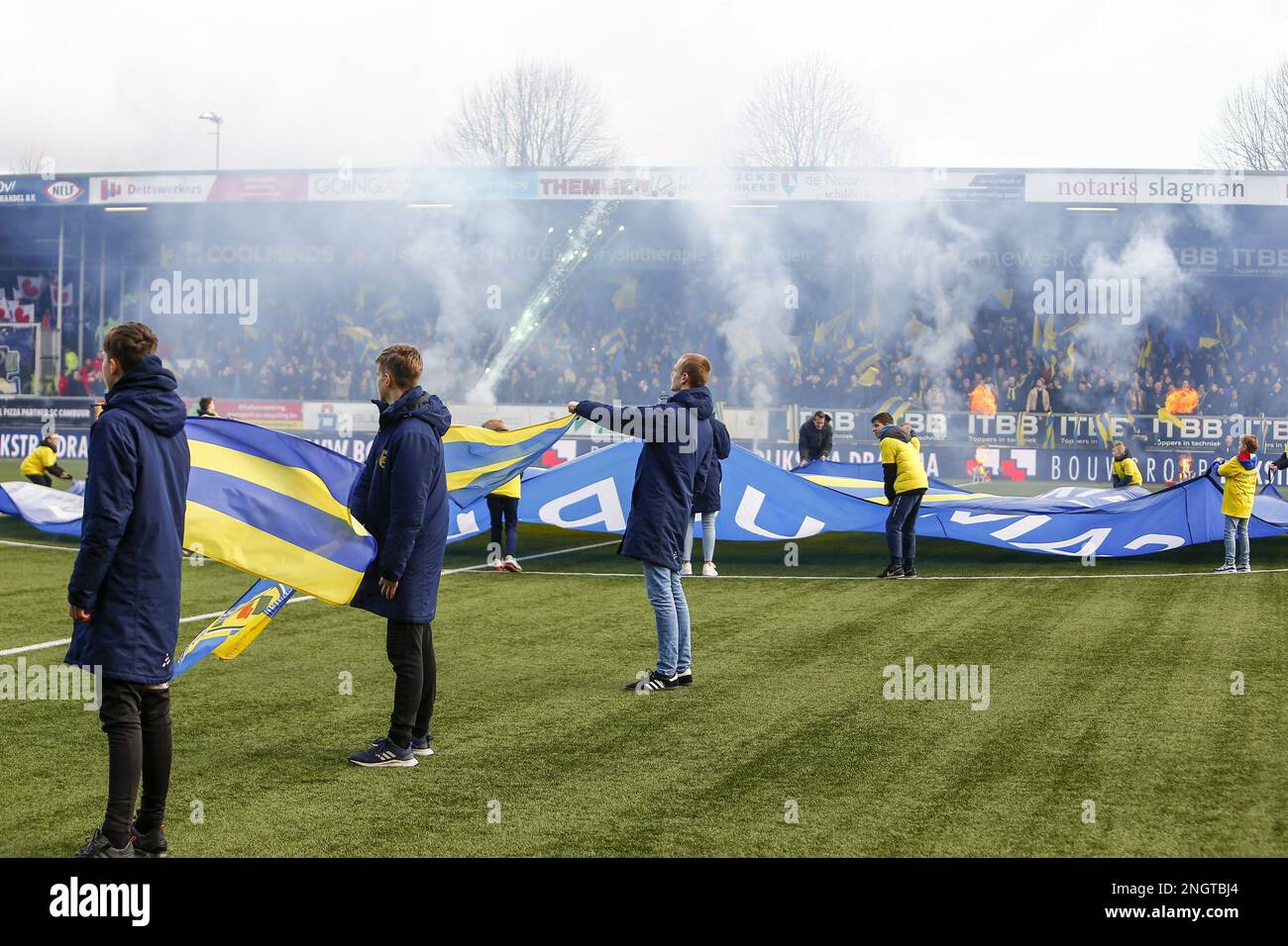 LEEUWARDEN, 19-02-2023, Cambuur Stadium, Fußball, niederländische ...
