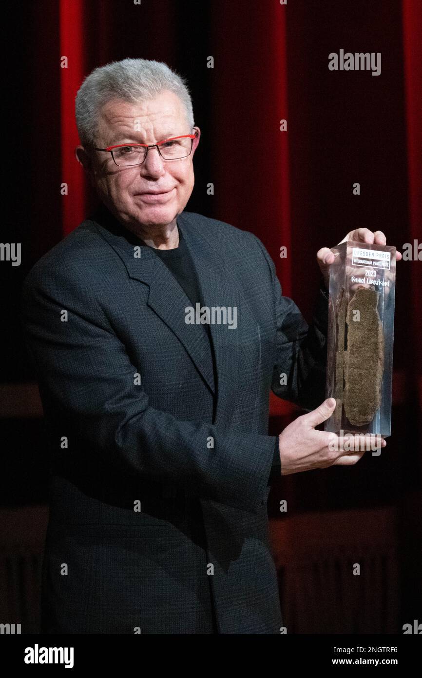 19. Februar 2023, Sachsen, Dresden: Daniel Libeskind, US-amerikanischer ...
