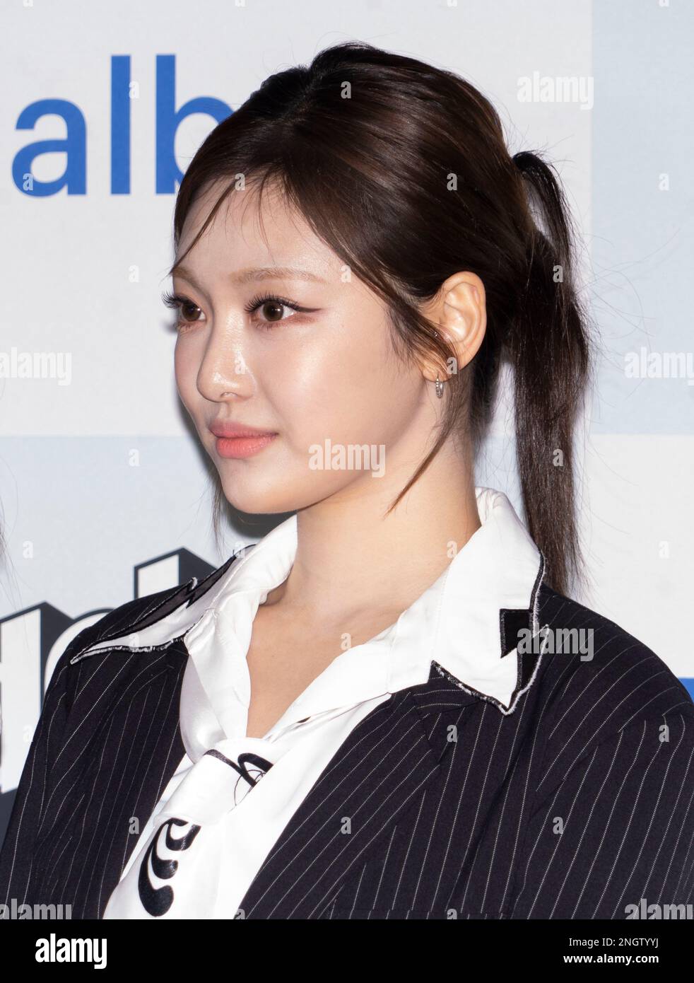 18. Februar 2023 - Seoul, Südkorea : (L bis R) Winter, Karina, Giselle und Ningning, aus China ...