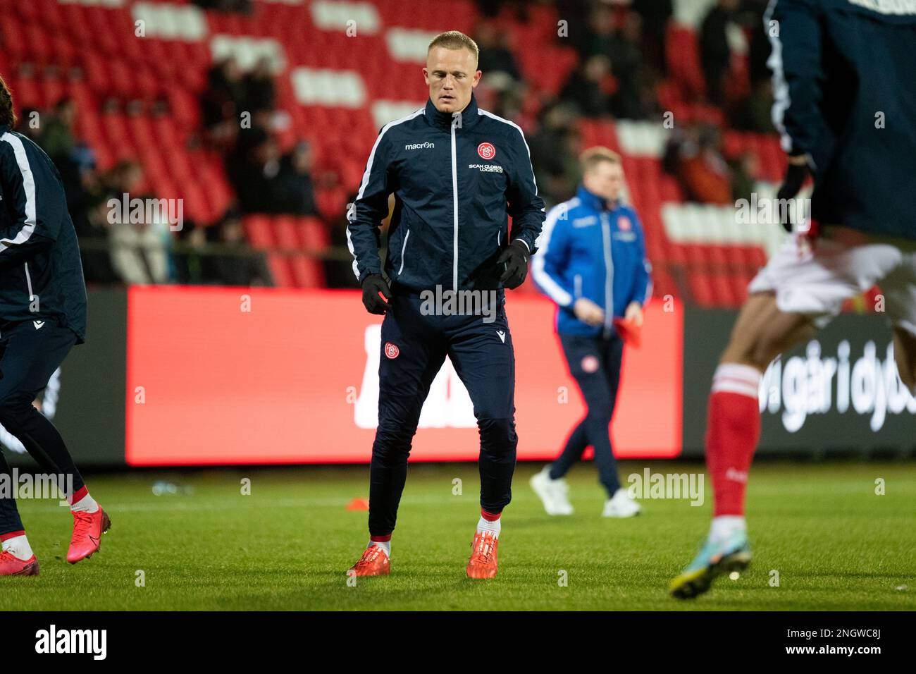 Aalborg, Dänemark. 17., Februar 2023. Rasmus Thelander von AAB gesehen ...
